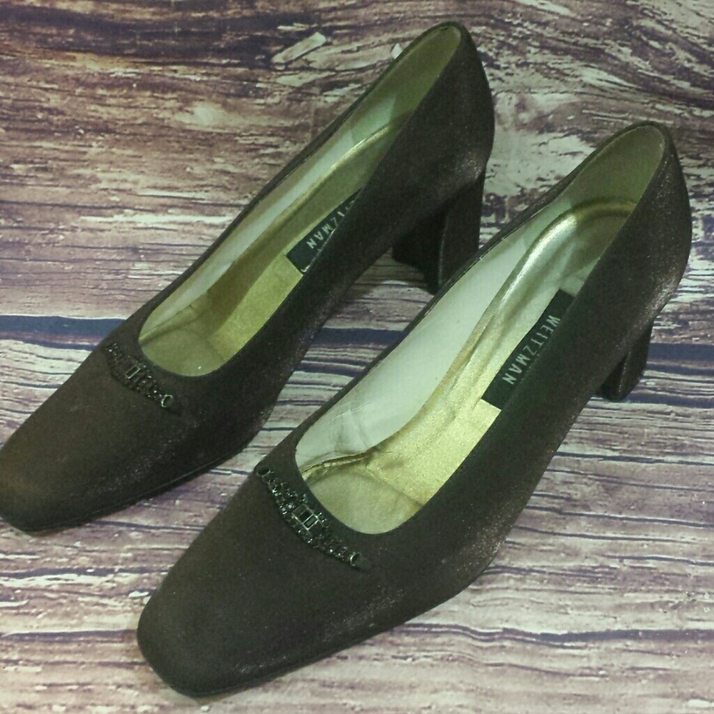 Stuart Weitzman Copper Brown Metallic Pumps 10b - Gem